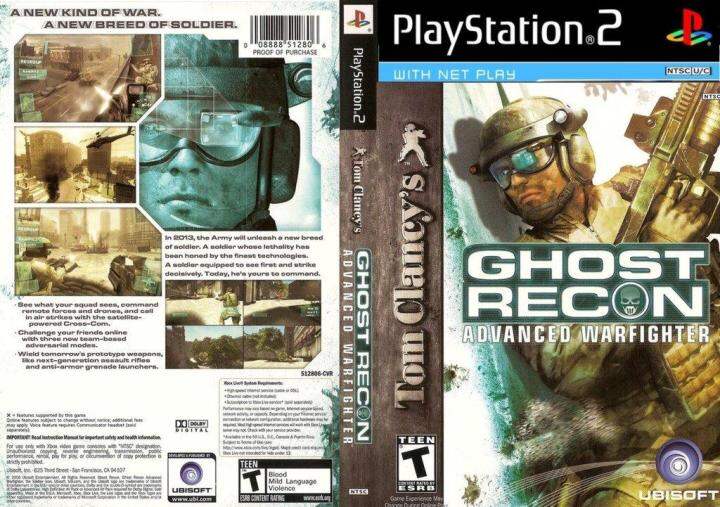 Ps2 Tom Clancy's Ghost Recon Advanced Warfighter | Lazada