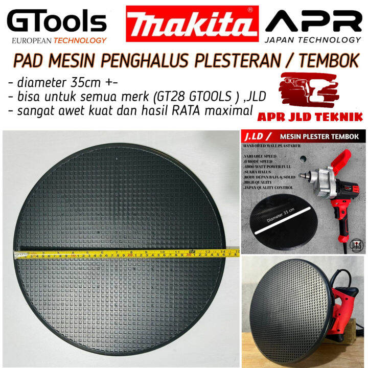 Pad Mesin Plester Acian Penghalus Tembok JLD | Lazada Indonesia