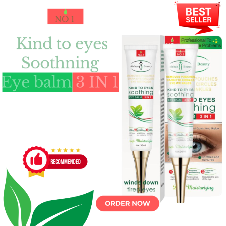 KIND TO EYE SOOTHNING EYE BALM 30ml 100% Aichun Beauty Effective Eye ...