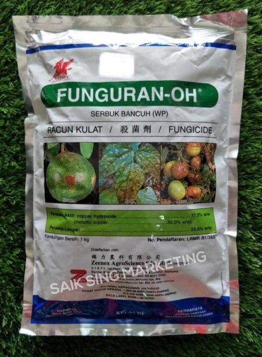 1KG Zeenex Funguran-Oh Copper Hydroxide 77% Fungicide Racun Kulat ...