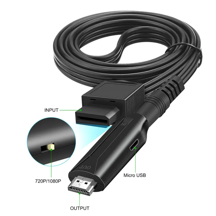 Lovely Homes Wii to HDMI Converter Cable Plug and Play Full HD for HDTV ...