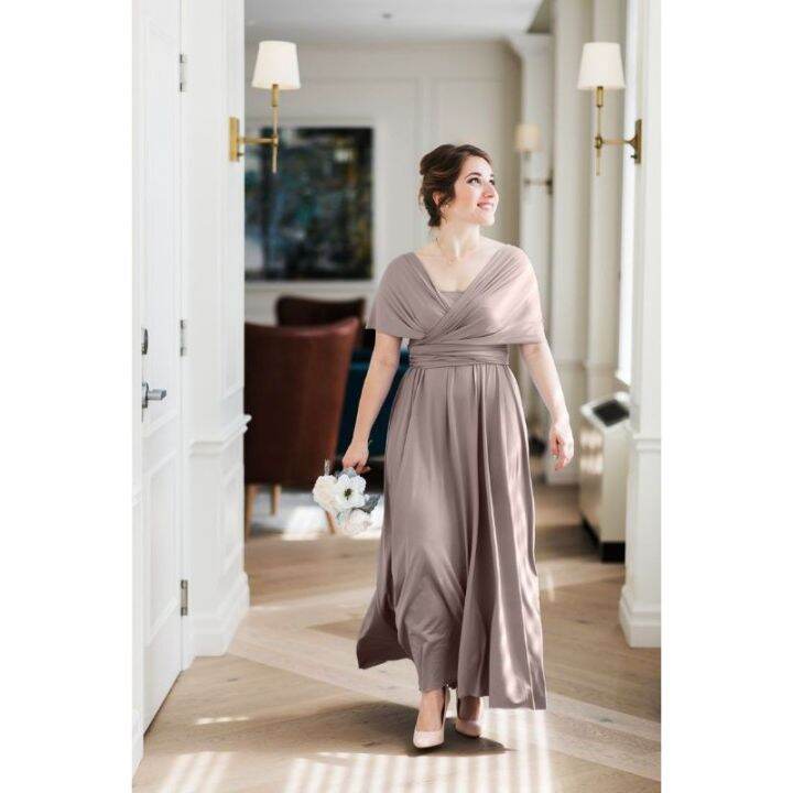 PLUS SIZE INFINITY DRESS BRIDESMAID MAID OF HONOR ENTOURAGE CIVIL ...