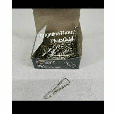 Klip Kertas Kawat no 1 - paper clips trigonal /Box | Lazada Indonesia