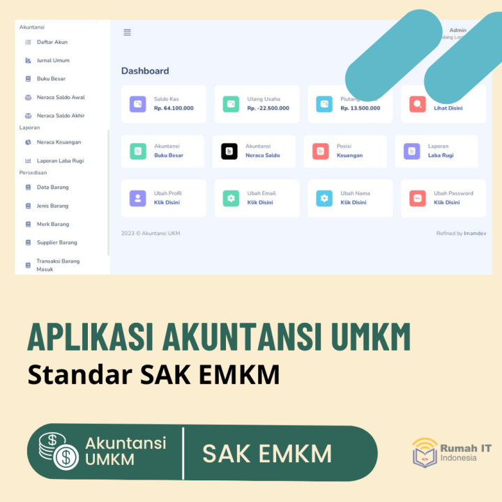 Aplikasi Akuntansi UMKM Berbasis Web | Lazada Indonesia