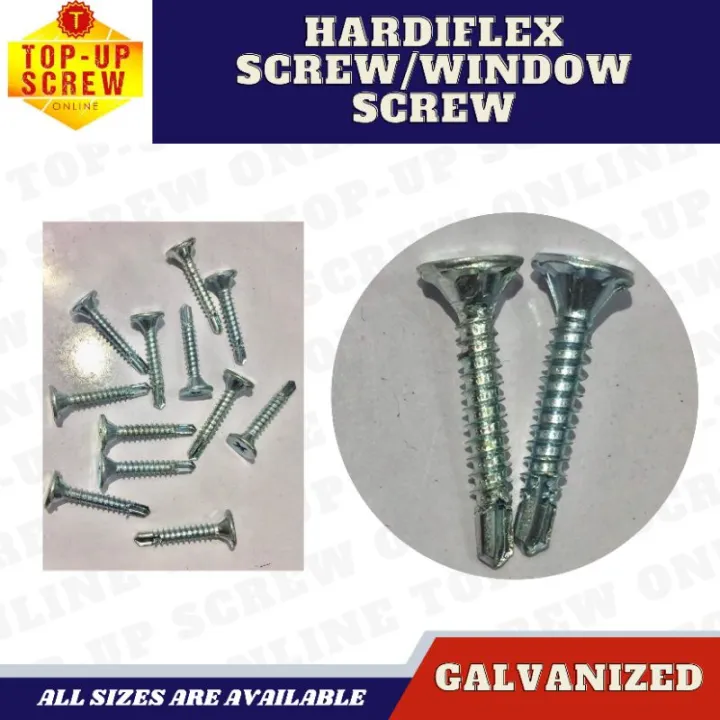 Hardiflex screw || Sold per 100pcs | Lazada PH