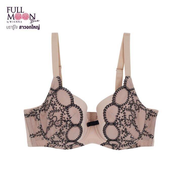 HOT WIENNA FULL MOON BRA NB41447 บรารู้ใจสาวอกใหญ่ บราคัพใหญ่ สีเนื้อ ...