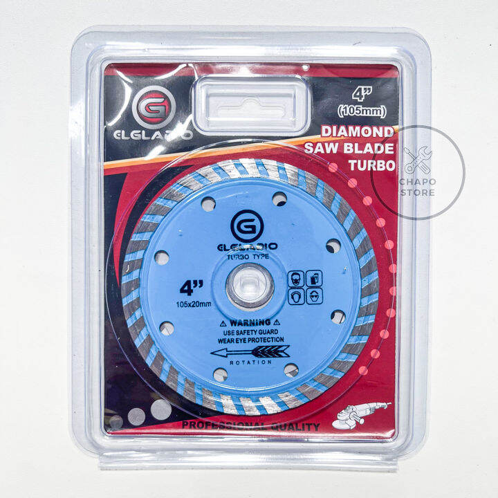 Elgladio diamond cutting wheel 4" inch turbo mata gerinda potong ...