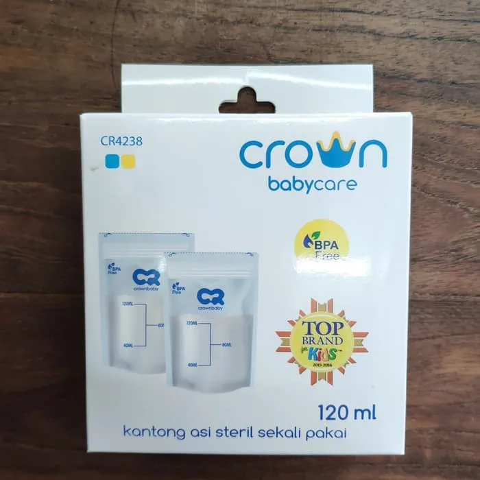Kantong ASI CROWN 120ml / kantong asi / kantong asi plastik / tempat ...