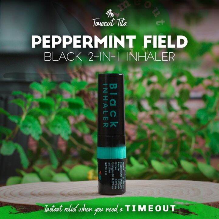 Peppermint Field Black Inhaler Thailand 2 in 1 | Lazada PH