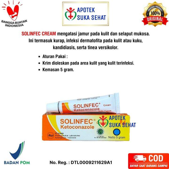 SOLINFEC CREAM 5 GRAM | Lazada Indonesia