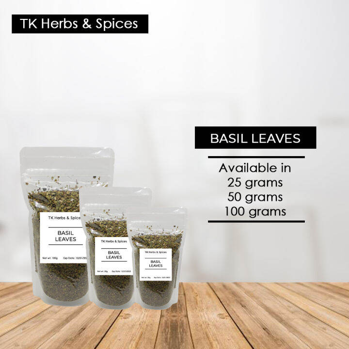 Premium Basil Leaves Available in 25g, 50g & 100g | Lazada PH