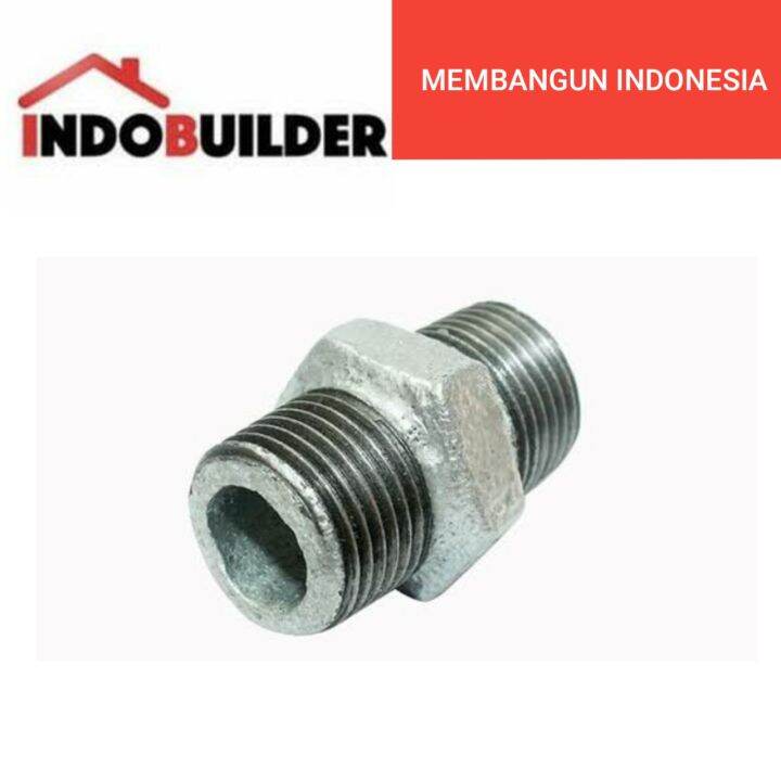 DOUBLE NEPPLE BESI GALVANIS 2 INCH | Lazada Indonesia