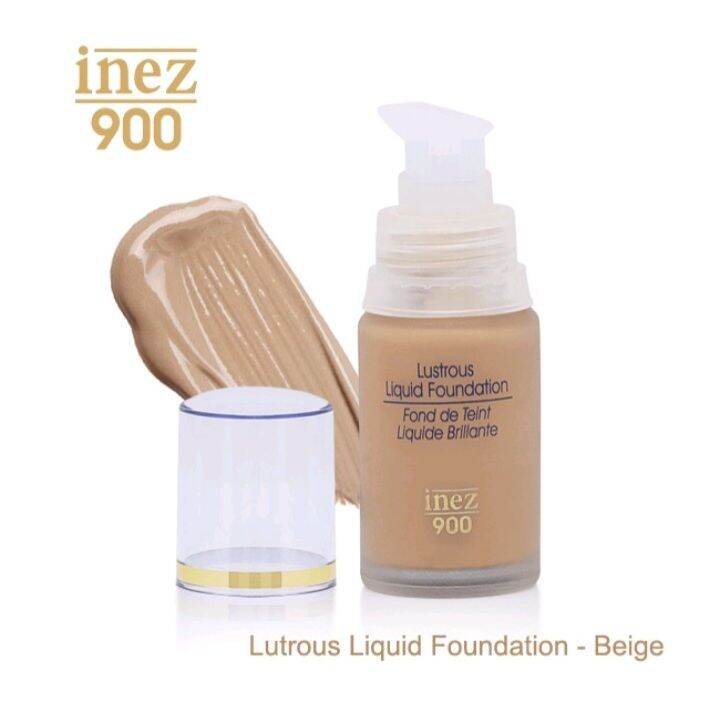 Inez 900 Lustrous Liquid Foundation - 10 Beige / Foundation Gold Inez ...