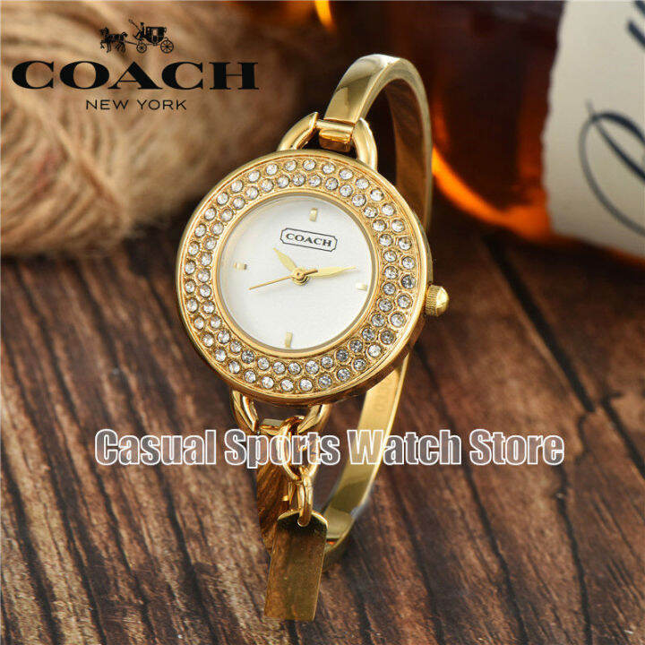 COACH Bangle Watch Gold COACH Bangle Watch For Women Original Bangle ...