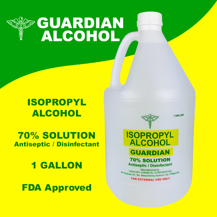 Guardian Alcohol Isopropyl 1 Gallon 70% Solution Authentic | Lazada PH