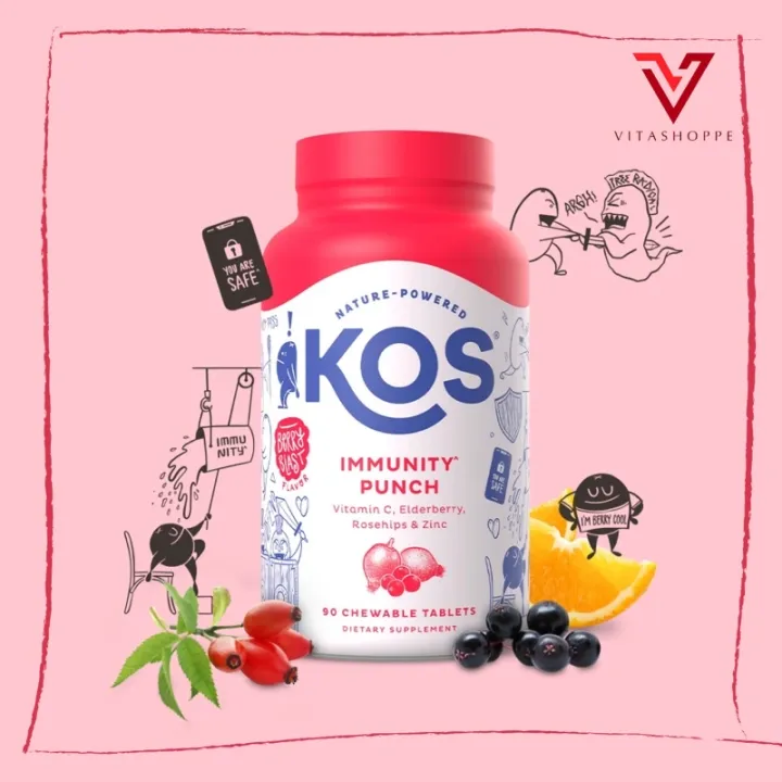 KOS Immunity Punch Chewable Tablets | Lazada PH