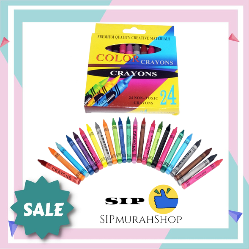 Crayon isi 24 pcs / Crayon Warna PENSIL KRAYON ISI 24 WARNA PENSIL ...