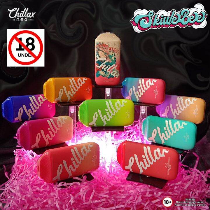 Chillax Neo v2 8000 Puffs 500mAh Battery Rechargeable LEGIT | Lazada PH