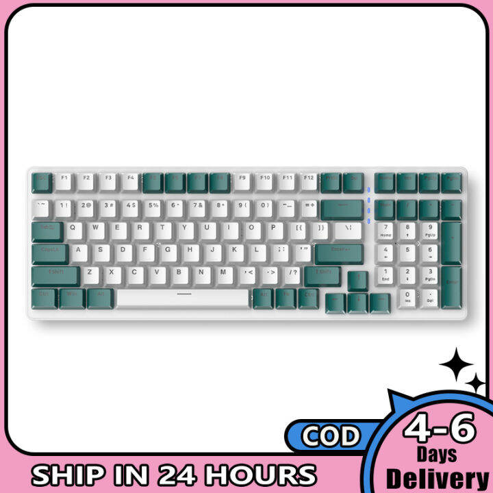K3 Mechanical Keyboard 100 Keys RGB Backlight USB Type-C Wire ...