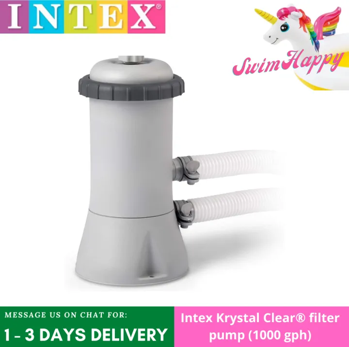 INTEX® 28638 Cartridge Filter Pump 1000gal/hr; (Intex Pump Filter 220 ...
