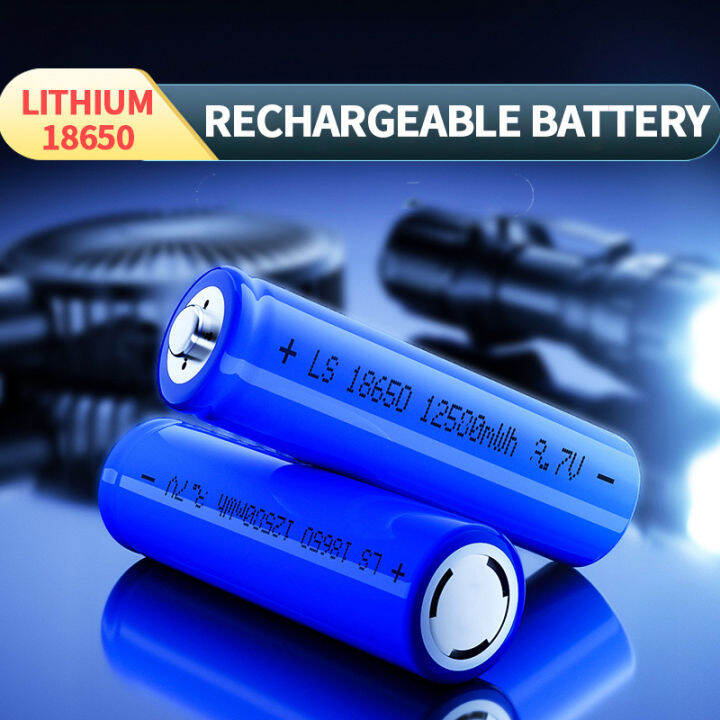【Local Delivery】1200mAh Rechargeable Battery Lithium Ion Battery Lithium-Ion 18650 Battery 3.7V ...