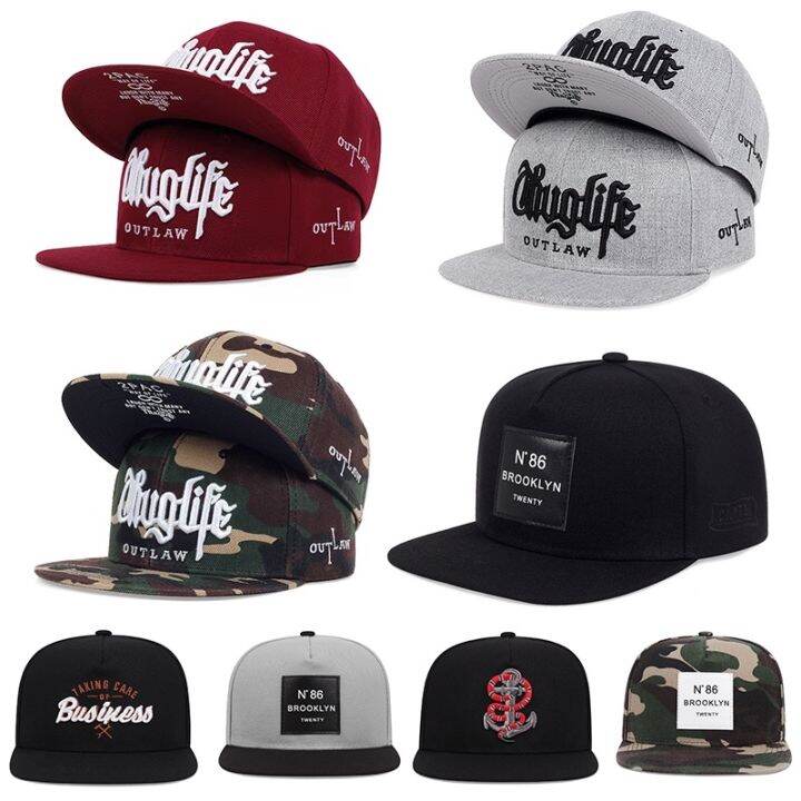 【Ready stock】 multiple styles 2PAC embroidery thug life Snapback cap ...