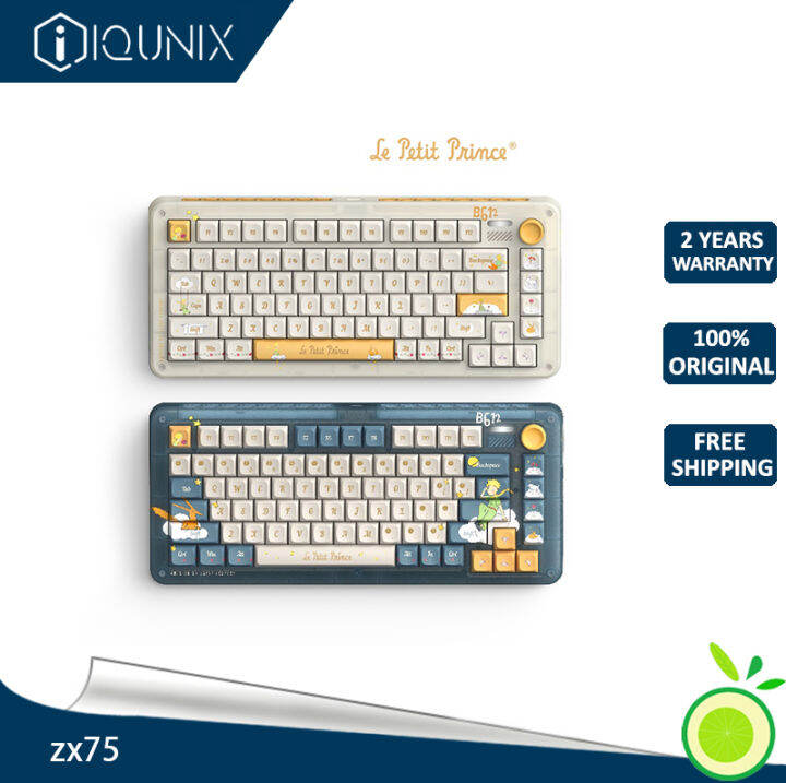 iQUNIX ZX75 Gravity Wave Wireless RGB Hot-Swappable Mechanical Keyboard | Lazada PH
