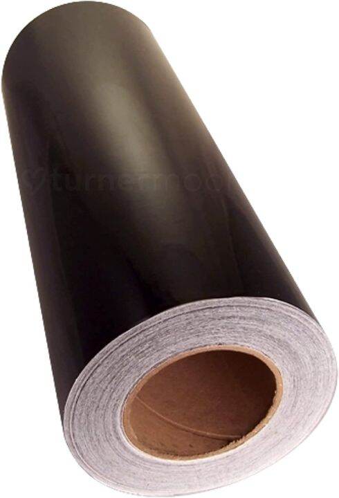 Matte Black Vinyl Adhesive Roll 12" x 15 FEET, Permanent Black Vinyl ...
