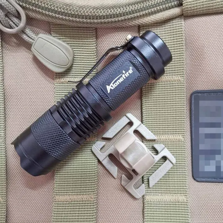 FlashLight AloneFire LC-10 Mini Flashlight Swivel U Ring Clip Tactical ...