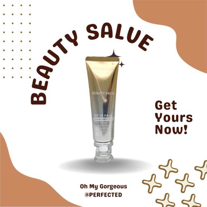 BEAUTY SALVE SPF50 PA Sunscreen by PERFECTED for Melasma | Lazada PH