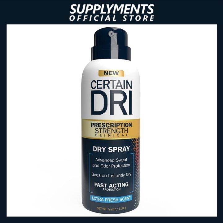 Certain Dri Prescription Strength Clinical Antiperspirant Deodorant Dry ...