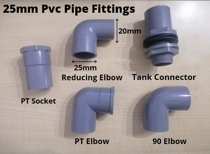 PVC Pipe Fittings 25mm | Lazada