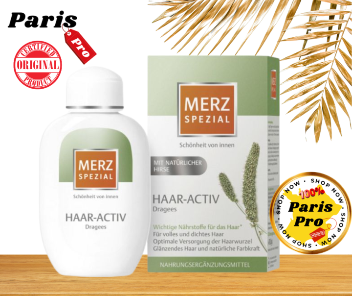 บำรุงรากผมให้แข็งแรง Merz Special Hair-Activ Dragees 120 เม็ด ลดการหลุด ...