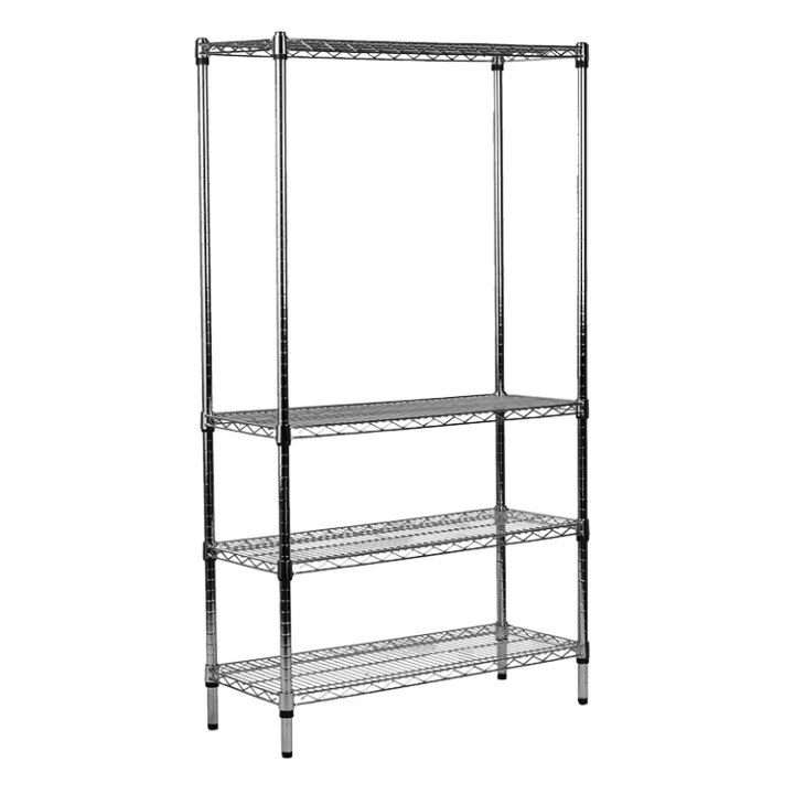 Wire Mesh Furniture Rack 36" x 24" x 63" Heavy Duty (Chrome) | Lazada PH