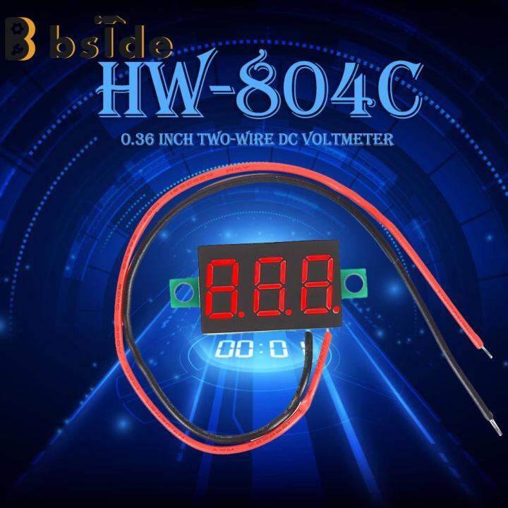 [Bside Tool Store] 0.36 inch DC4-40V Digital Voltmeter Display Volt ...