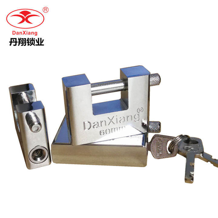 Pujiang padlock opening crossbeam transverse opening lock anti shearing ...