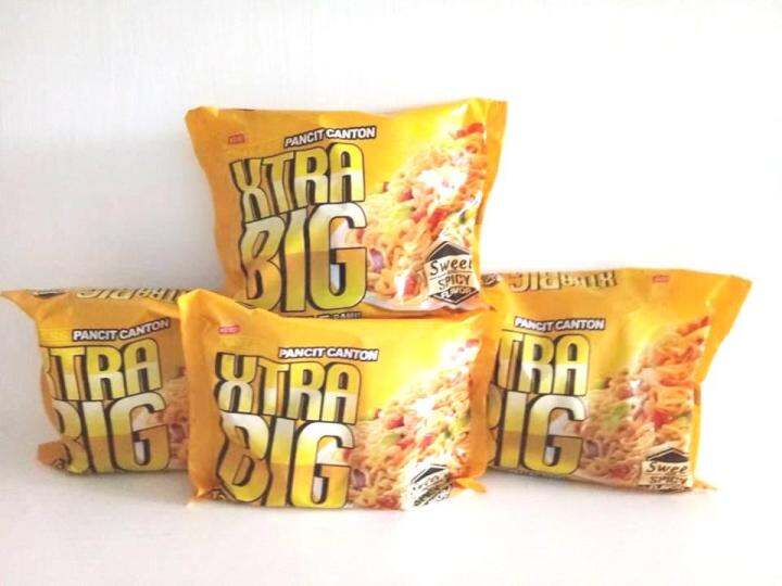 PAYLESS Pancit Canton XTRA BIG Sweet and Spicy Flavor (12 x 130 grams ...