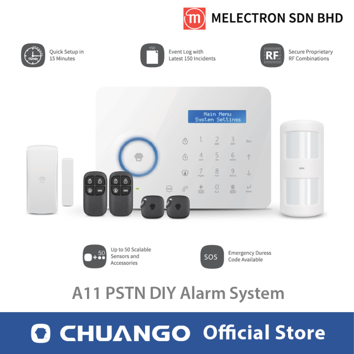 Chuango A11 DIY Alarm System (CG-A11) | Lazada