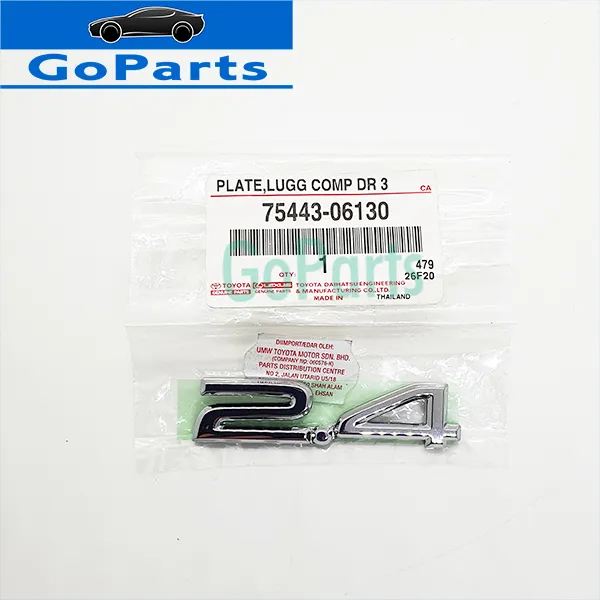 100% Toyota Original REAR LID 2.4 MARK / LOGO/EMBLEM TOYOTA CAMRY ACV30 ...