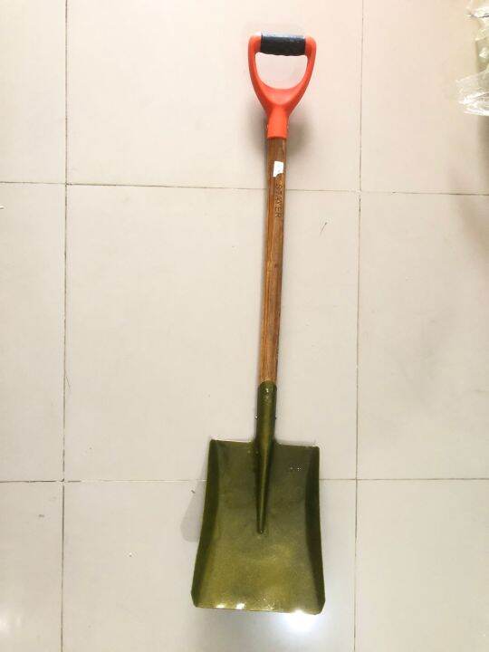 Sekop Pasir Gagang Kayu Plat Baja Merek STAYER | Lazada Indonesia