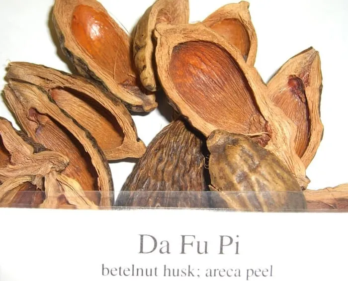 (100 GRAM) DA FU PI BETEL HUSK ARECA PEEL PERICARPIUM ARECAE CATECHU ...