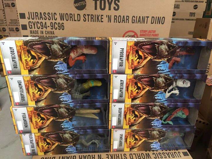 Mattel Jurassic World 3 domination movie with the same fire raptor ...