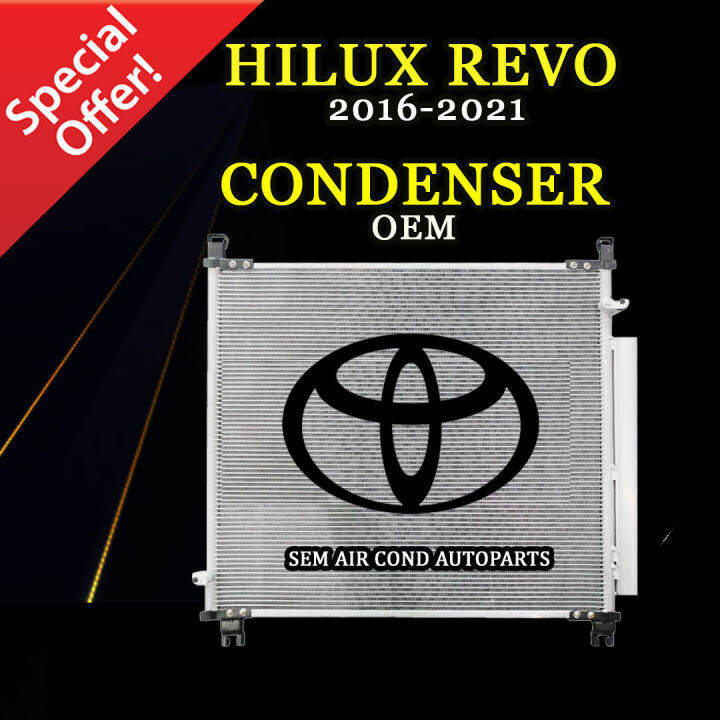 TOYOTA HILUX REVO 2016-2021 YEAR OEM TAIWAN NEW CONDENSER/ KONDENSER ...