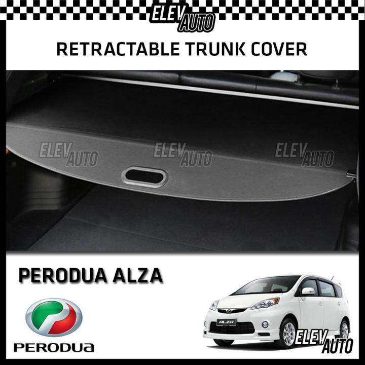 Perodua Alza 2009 - 2021 Retractable Trunk Cover Tonneau Curtain Boot ...