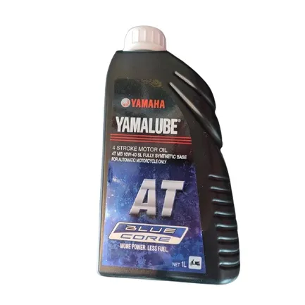 【Ready Stock】 YAMALUBE AT BLUE CORE 1L Engine oil OIL 10W-40SAE 4STROKE ...