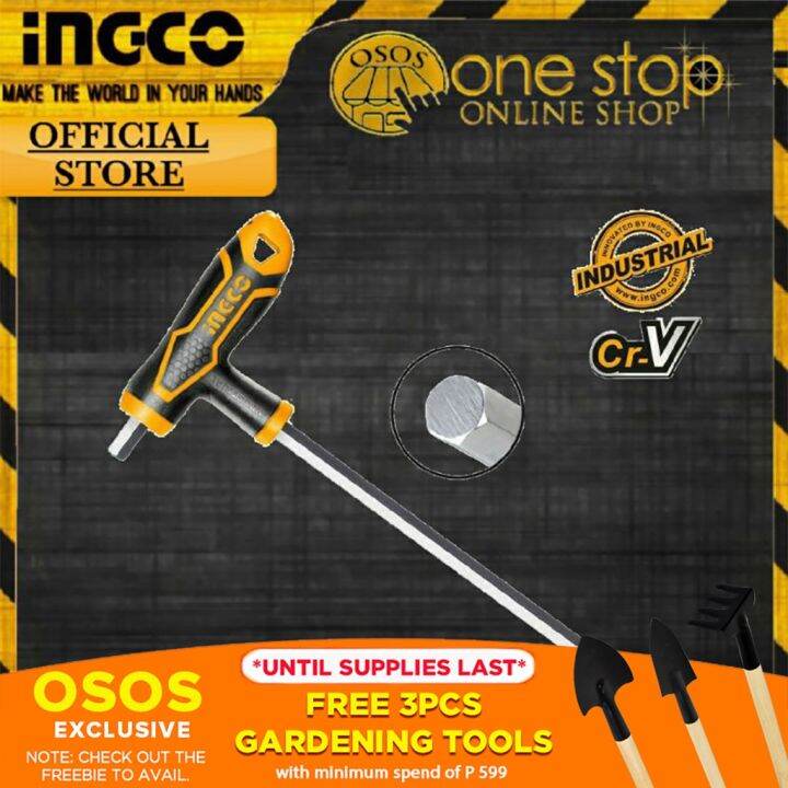 Original Brand of Ingco Industrial T-Handle Hex Wrench | Lazada PH