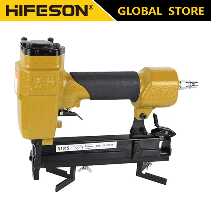 HIFESON V1015 Air Pneumatic Nailer Nails Manual Flex Point Tacker ...