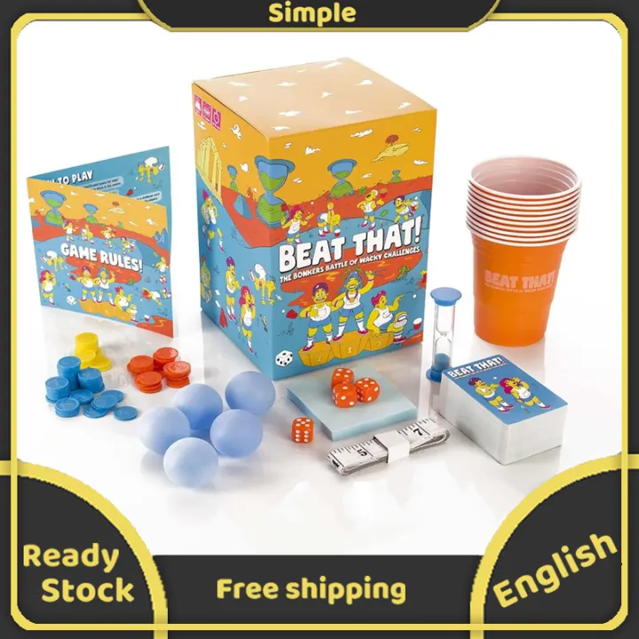 BEAT THAT! Board Game Party Family Gift Wacky Challenges Game | Lazada PH