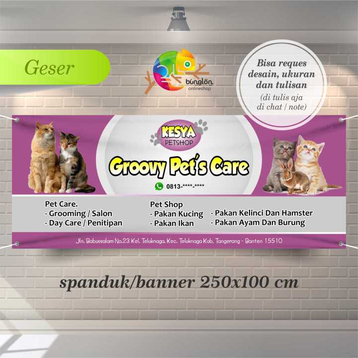Spanduk, Banner Petshop & Petcare B custom desain | Lazada Indonesia Spanduk, Banner Petshop & Petcare B custom desain | Lazada Indonesia