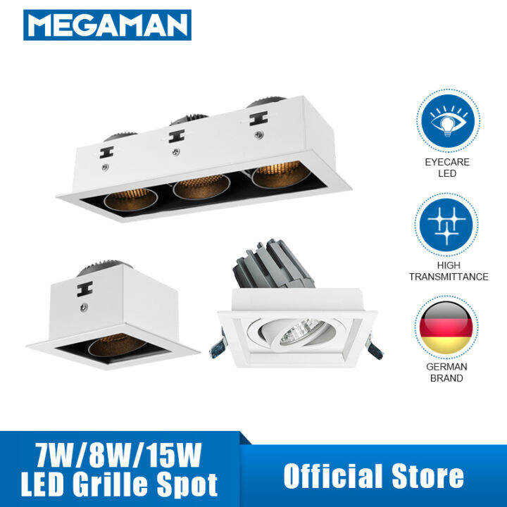 Megaman LED GRILL SPOTLIGHT (DOWNLIGHT) 12W COOLWHITE 4000K (Ceiling ...